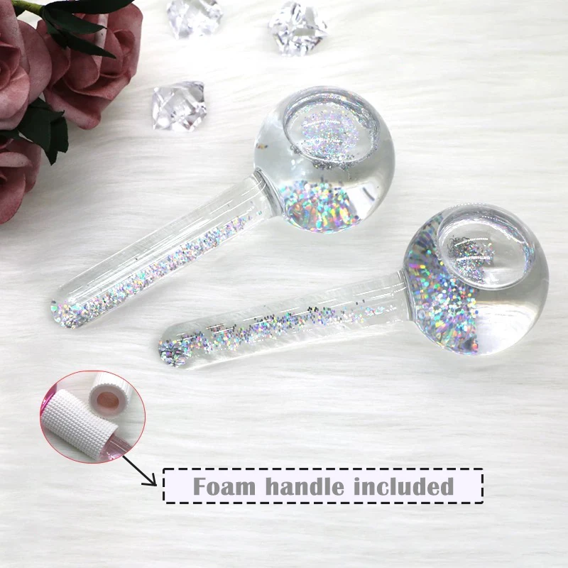 2 PCS Facial Ice Ball Mold - Reusable Cryo Globes for Skin Tightening ...