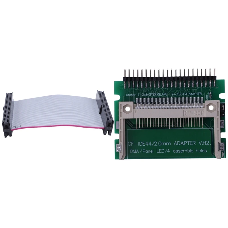 1 Pcs 2-inch 44-pin Female 2.5-inch Ide Hard Drive Cable & 1 Pcs Ide 44 ...