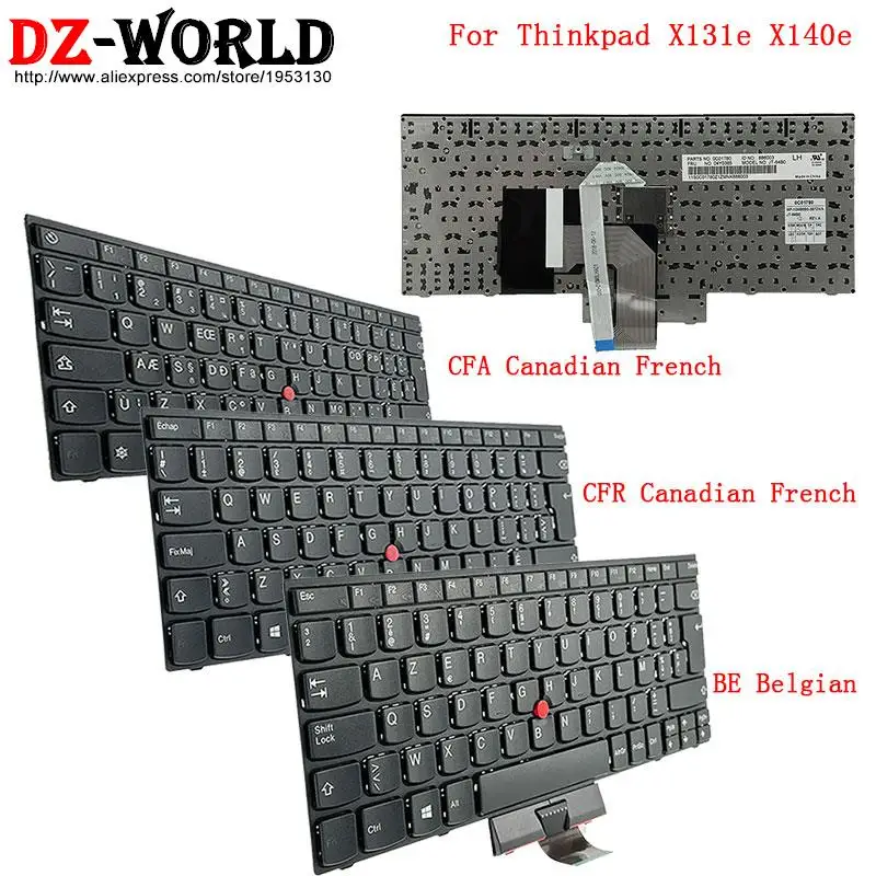 BE-Belgian-CFA-CFR-Canadian-French-Keyboard-for-Lenovo-Thinkpad-X131e ...