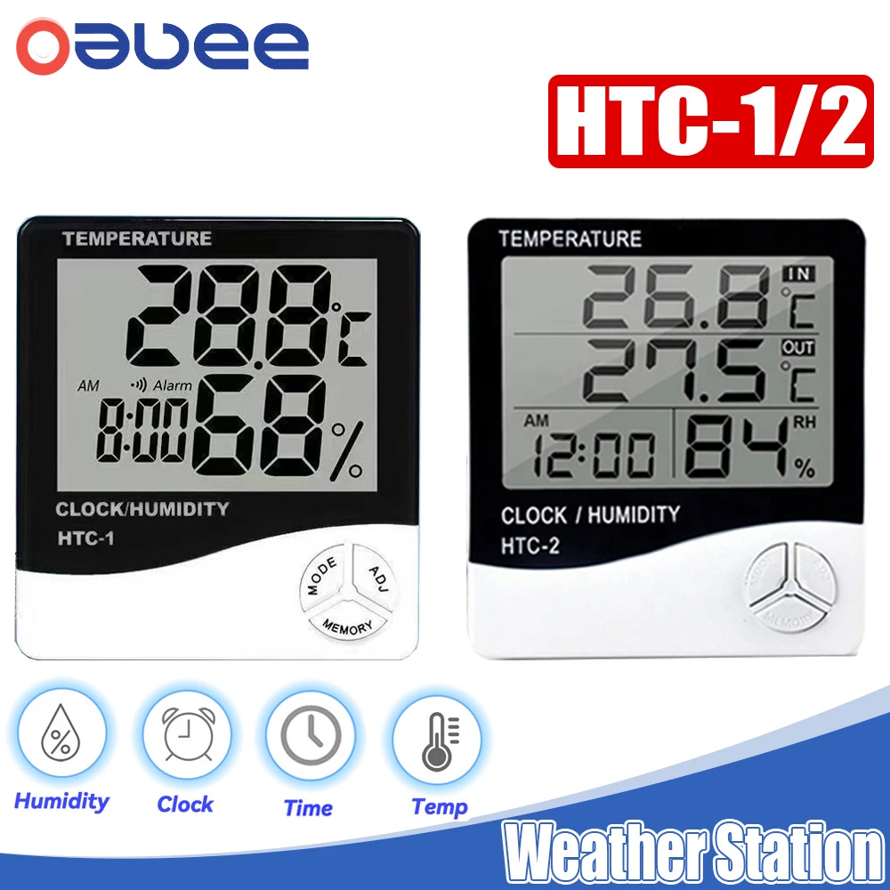 Home Environment Thermometer | Outdoor Temperature Humidity Sensor ...