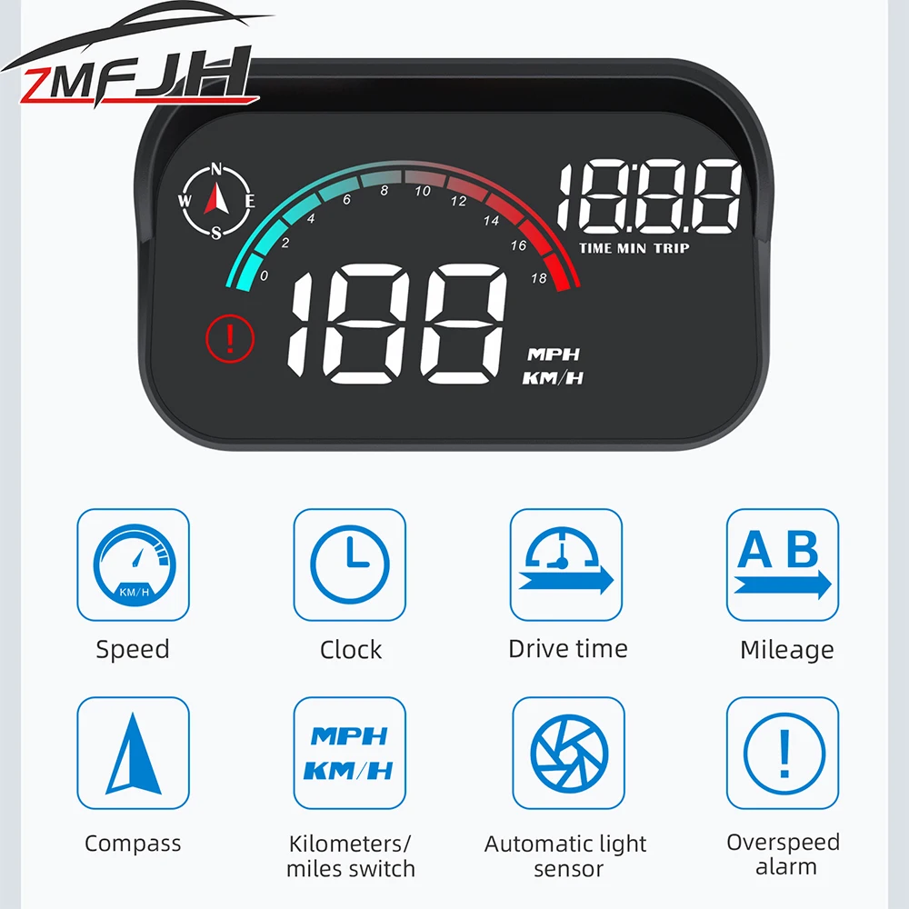 Car-GPS-Digital-Speedometer-Windshield-Projector-Car-Head-Up-Display ...