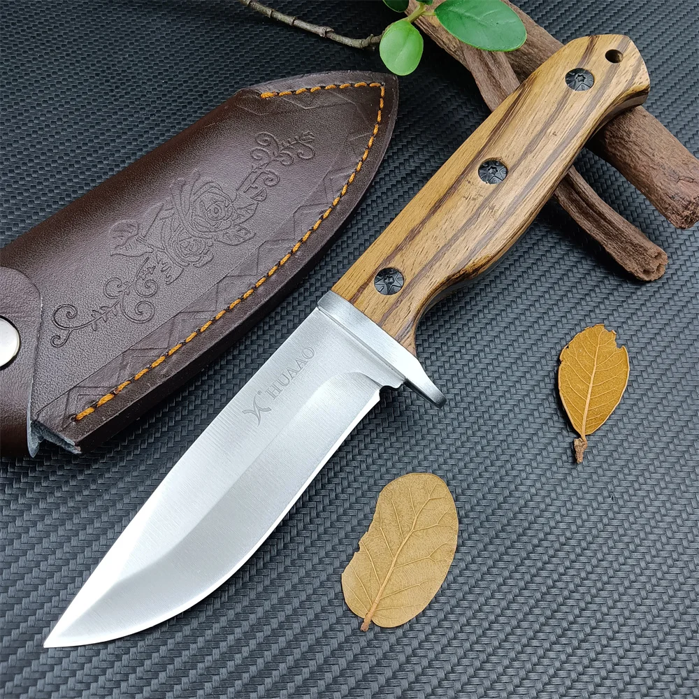 Huaao-fc5029-Messer-mit-fester-Klinge-und-PU-Ledersc-heide-5-c13mov ...