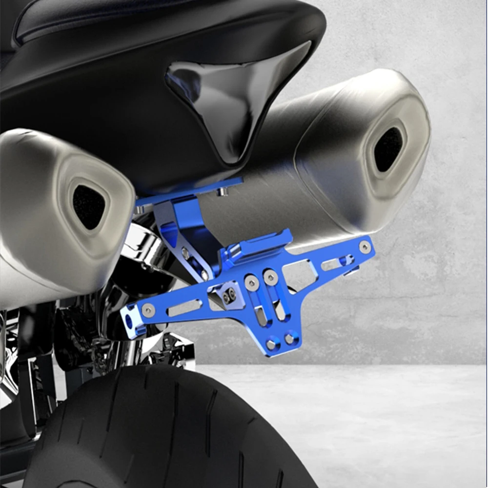 Motorcycle-License-Plate-Frame-Aluminum-Alloy-Adjustable-Angle ...