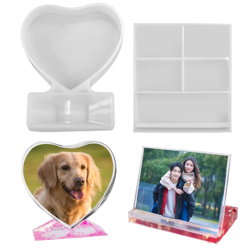 Transparent-Silicone-Resin-Molds-For-Photo-Frame-Making-Ornaments-Love ...
