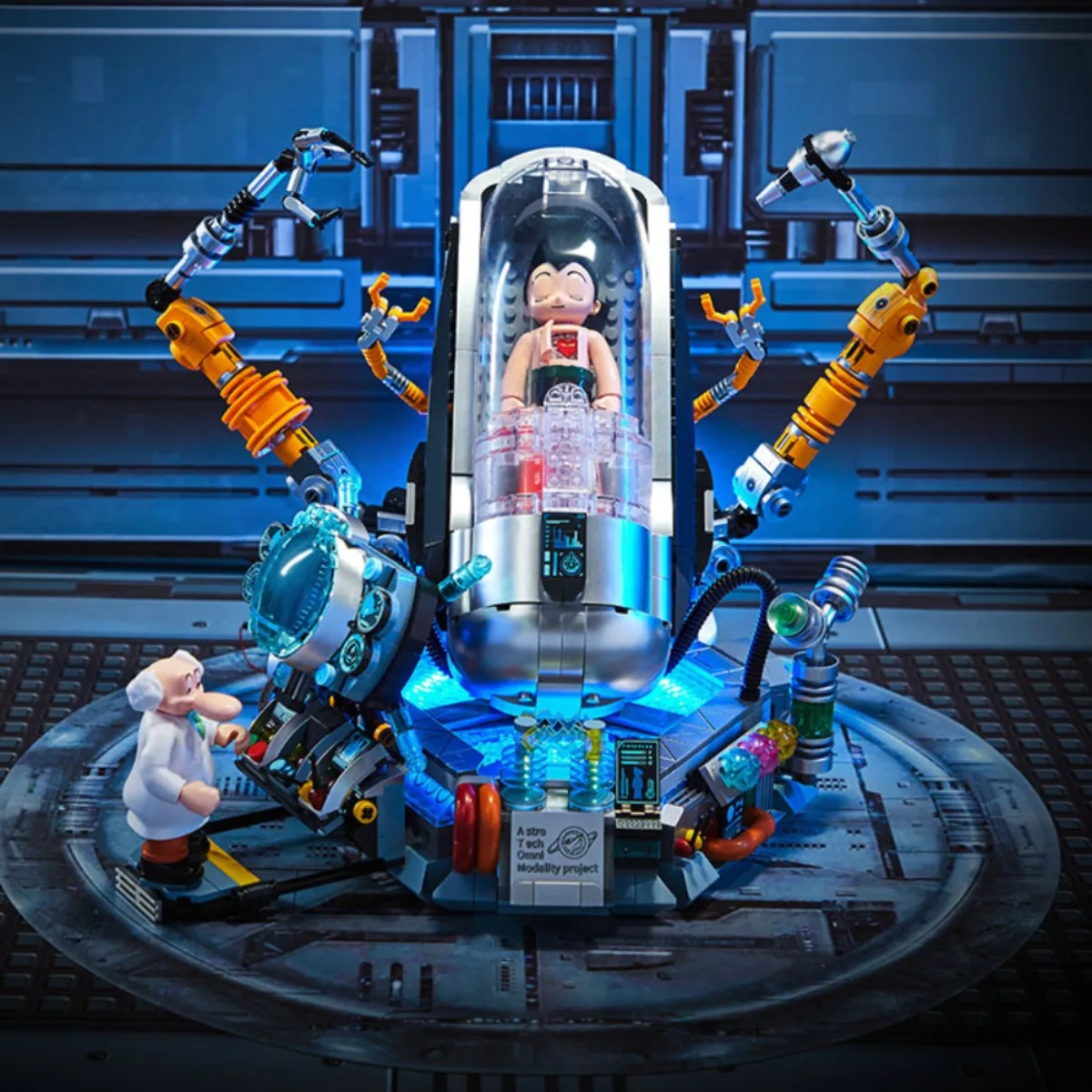 Pantasy-Astro-Boy-Building-Block-Kit-Awakening-Moment-Diy-Cartoon-Robot ...