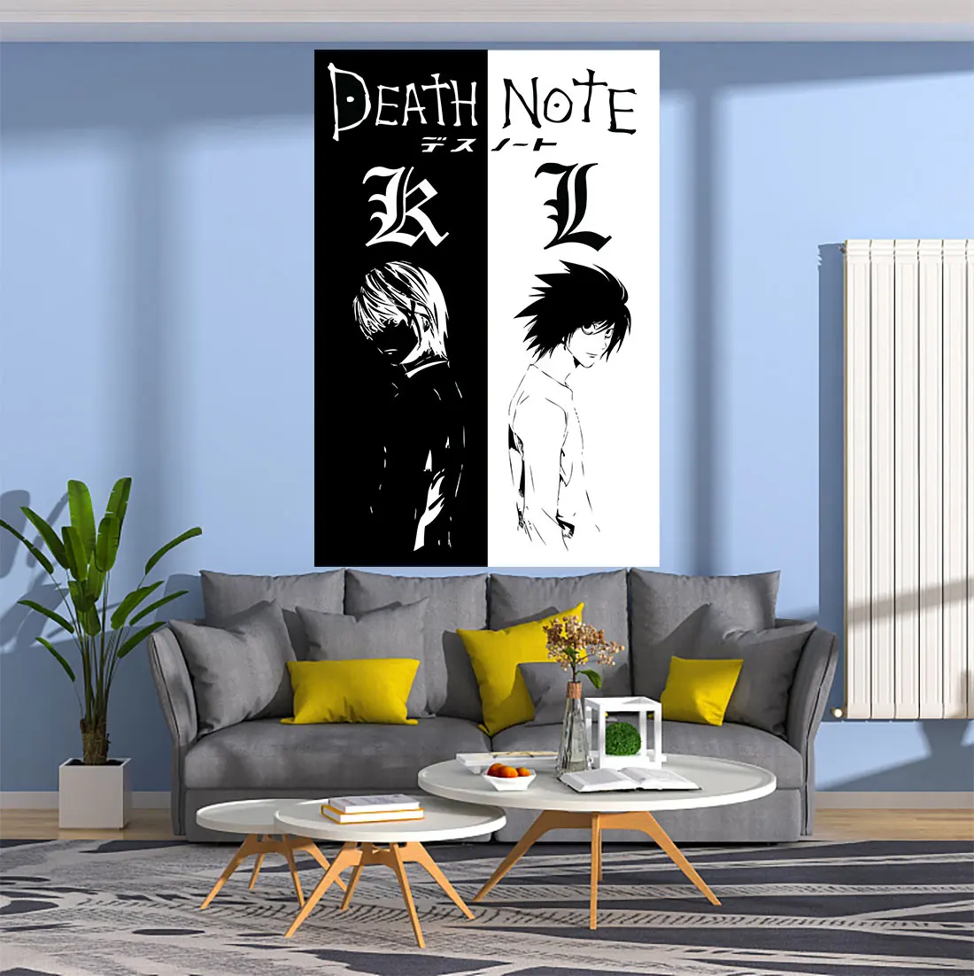 Anime-Death-Note-Poster-Tapestry-Dark-Style-Wall-Hanging-Carpets-Hippie ...