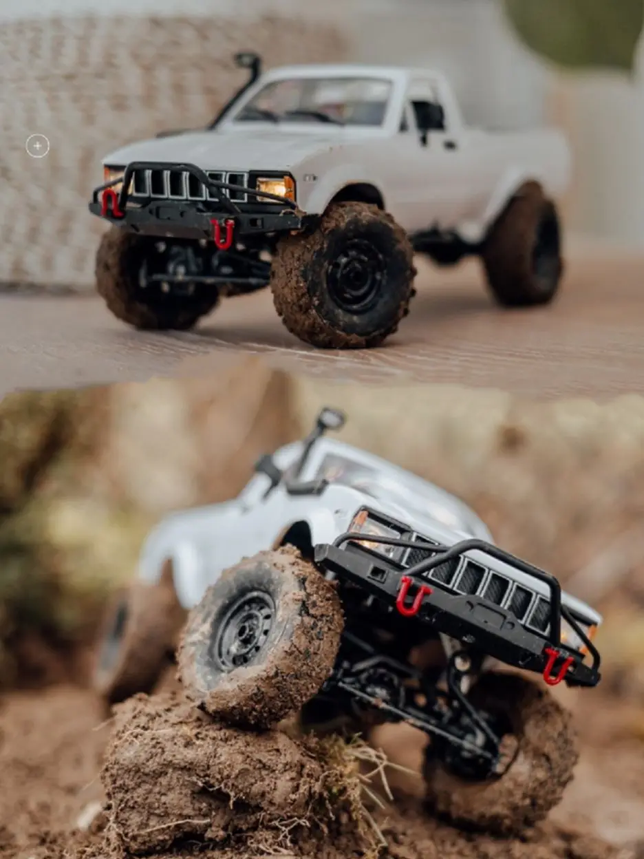 Full Scale WPL C24 Upgrade C24-1 1:16 RC CAR 4WD Radio Control Off-Road ...