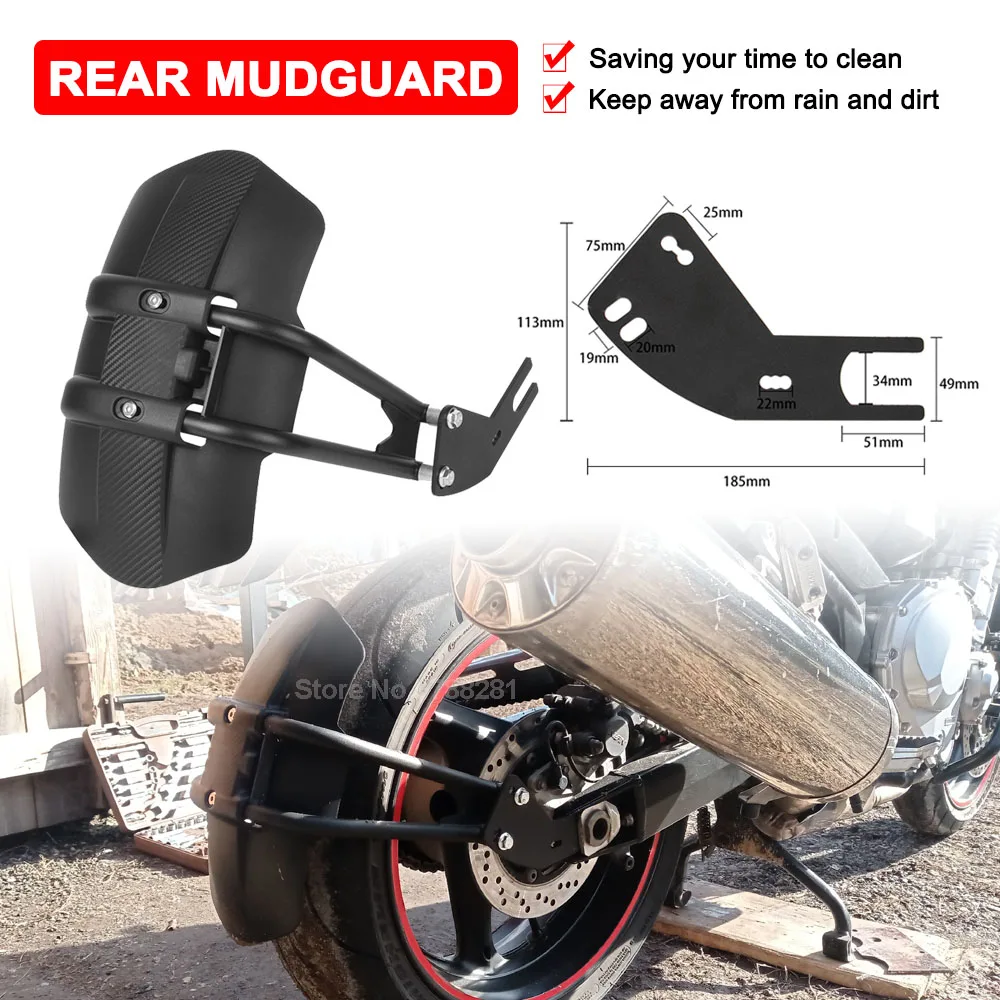 Motorcycle-Fender-Mudguard-For-Kawasaki-VERSYS650-2018-Z650-Z900-Z800 ...