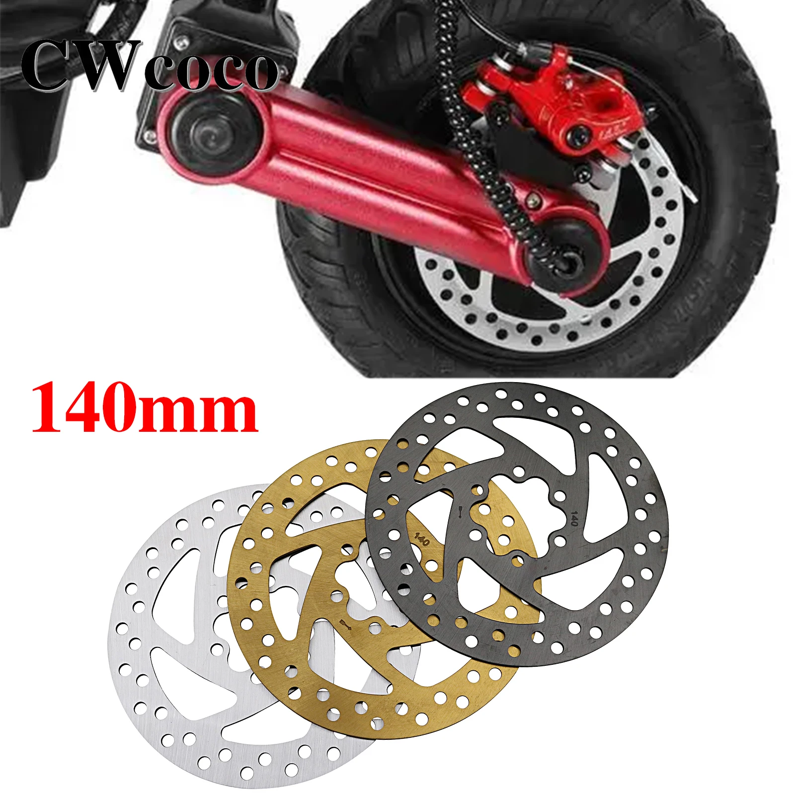 140mm-Front-and-Rear-Brake-Disc-Brake-Device-For-Kugoo-M4-KUGOO-G2-PRO ...
