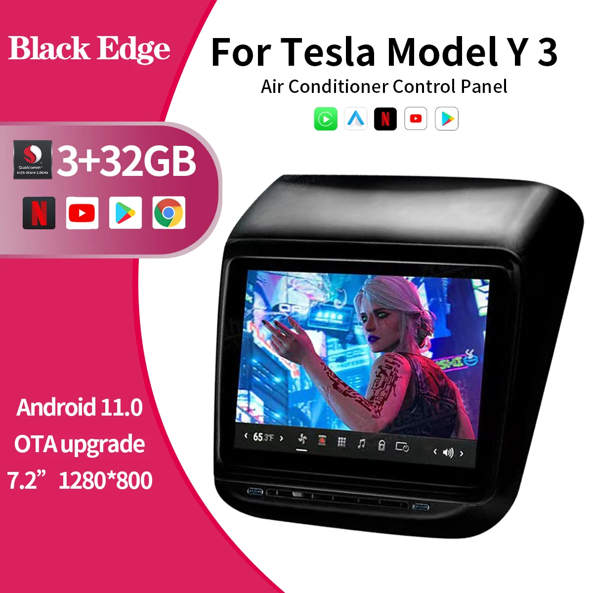 Carmagic-7-2-Tesla-Rear-Entertainment-Display-For-Model-3-Y-Air ...