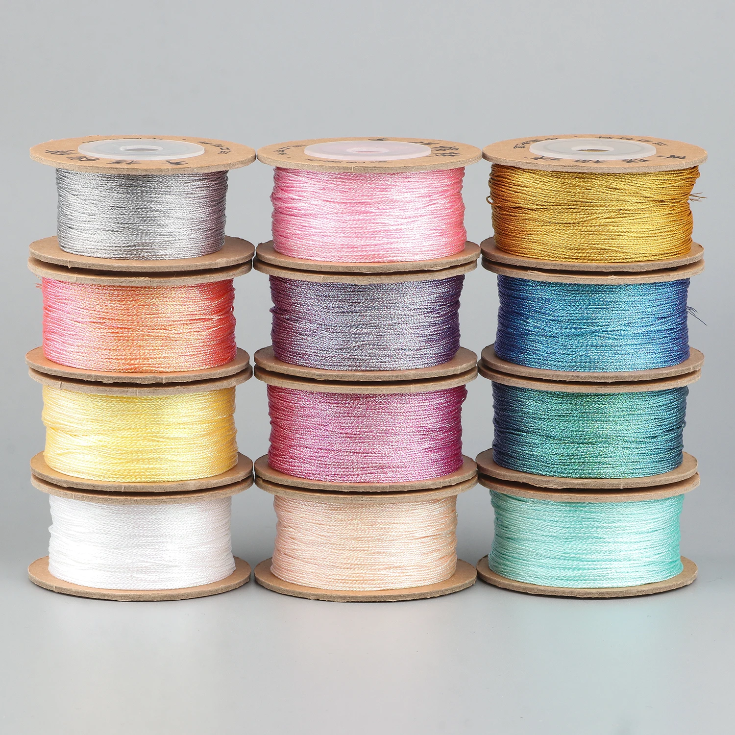 0.6mm Cotton Thread Cords Colorful Thread Jewelry Making DIY Necklace ...