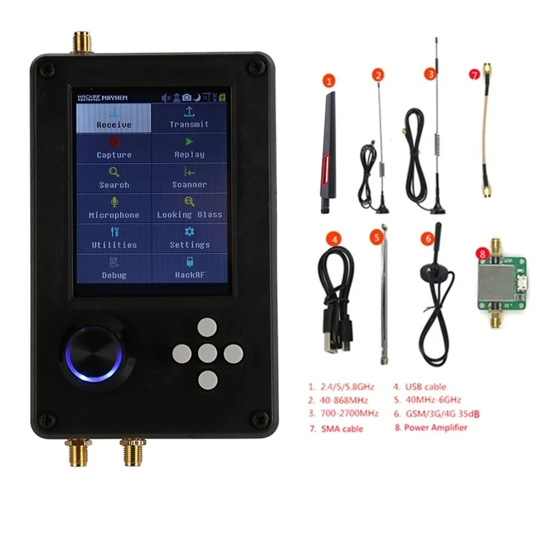Neu-montierte-hackrf-porta-pack-h2-hackrf-ein-1mhz-bis-6ghz-sdr-mit ...