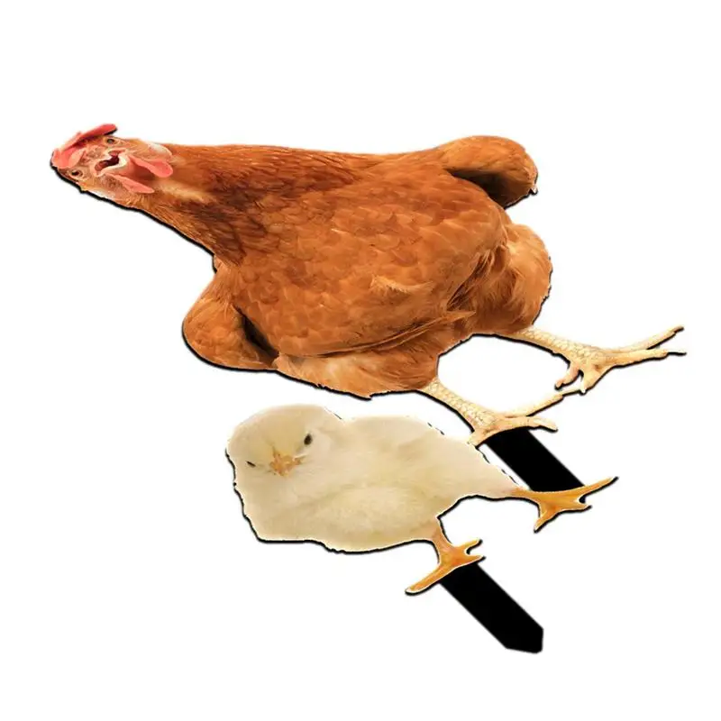 Chicken-Stakes-For-Yard-Waterproof-Acrylic-Sun-Resistant-Hen-Yard ...