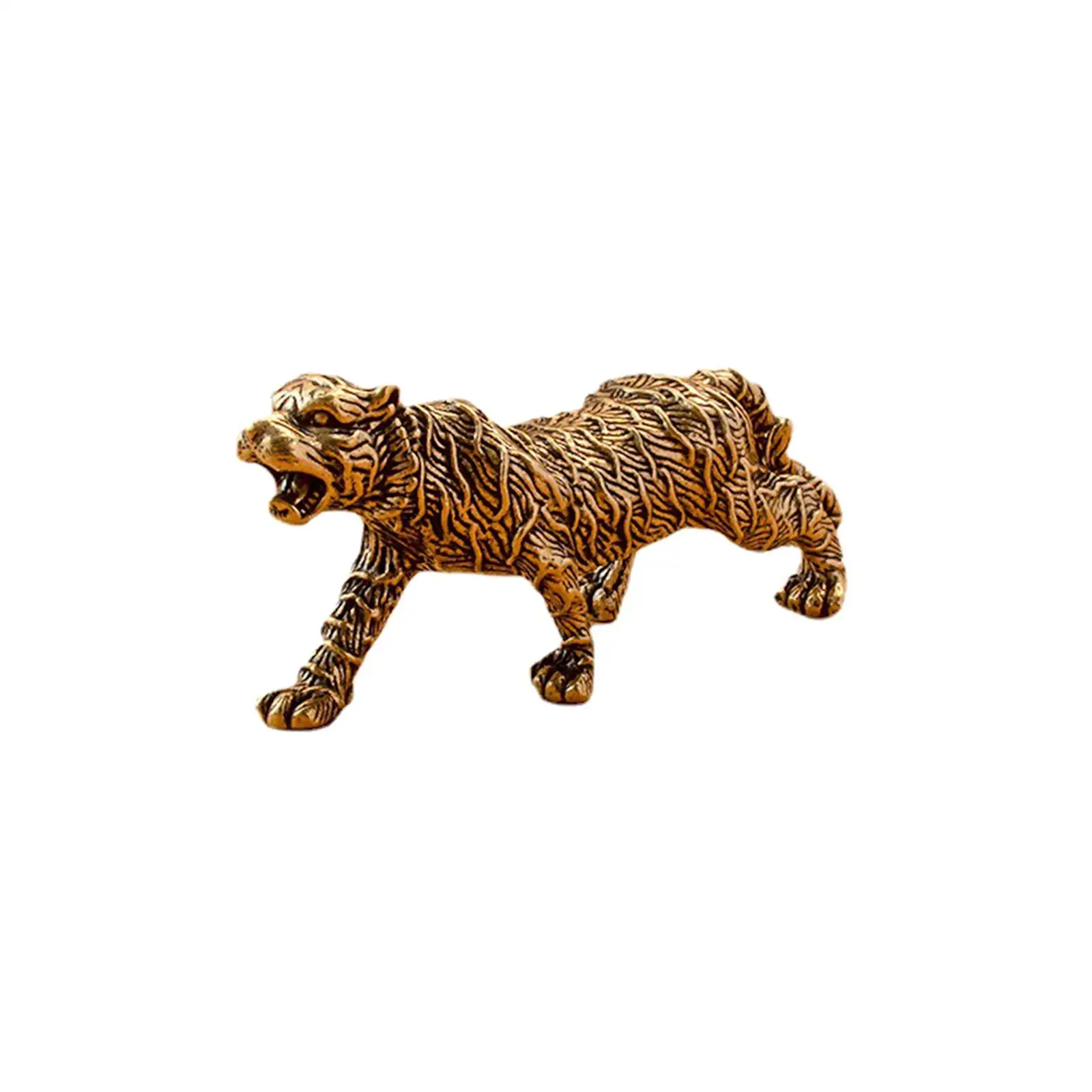 Copper-Tiger-Ornament-Small-Lifelike-Statue-Decorative-Statue-Brass ...