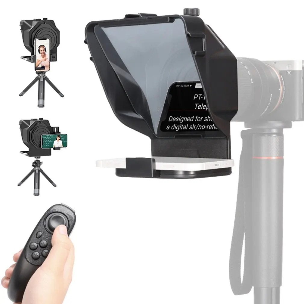 Hot-Teleprompter-PT-15-Phones-Cellphone-Prompter-Smart-Phone-Holder ...
