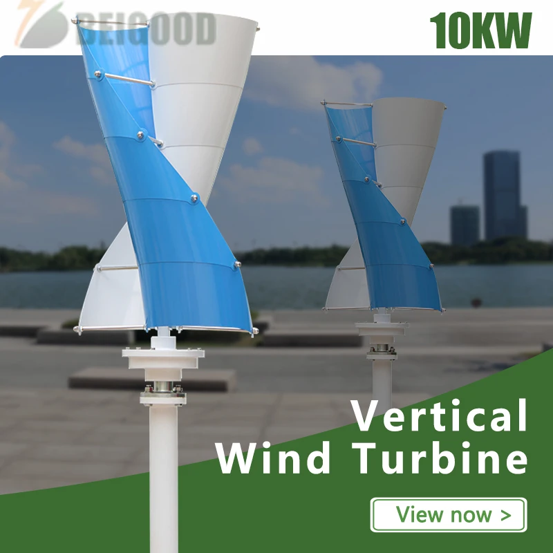 Factory-Price-10kW-Wind-Turbine-Generator-12-Blades-Alternator-Three ...