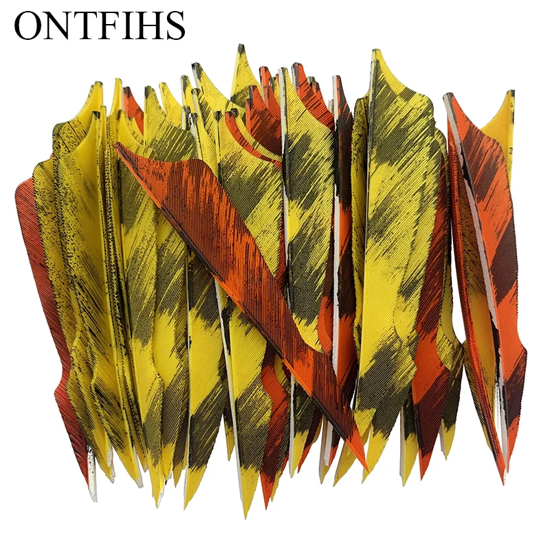 50-PCs-Lot-4-Inch-Archery-Fletches-Natural-Turkey-Feather-Fletching ...