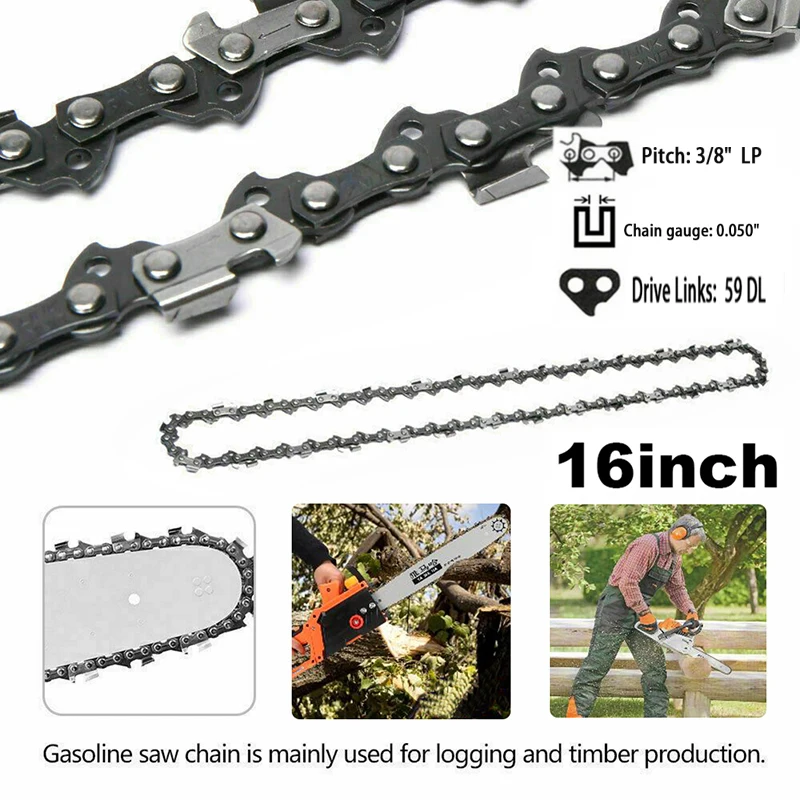 1/2/3pcs 16 Inch Chain Saw/Chainsaw Guide Plate 59DL 3/8"LP .050 ...