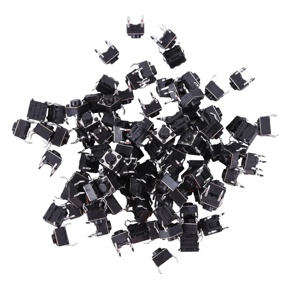 100PCS-Tact-Switch-Push-Button-DIP-4-Pin-Micro-Switch-Touch-Button ...
