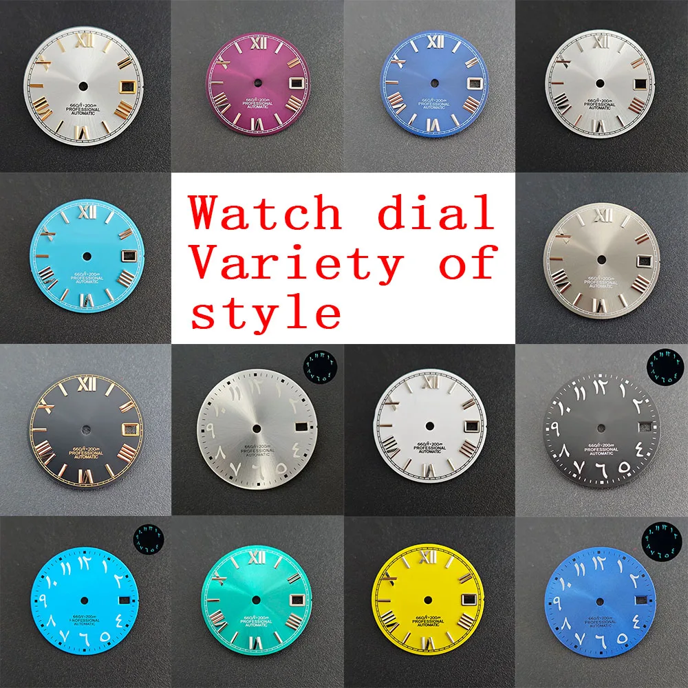 28-5MM-dials-Luminous-watch-dials-Multi-color-multi-models-with-date ...
