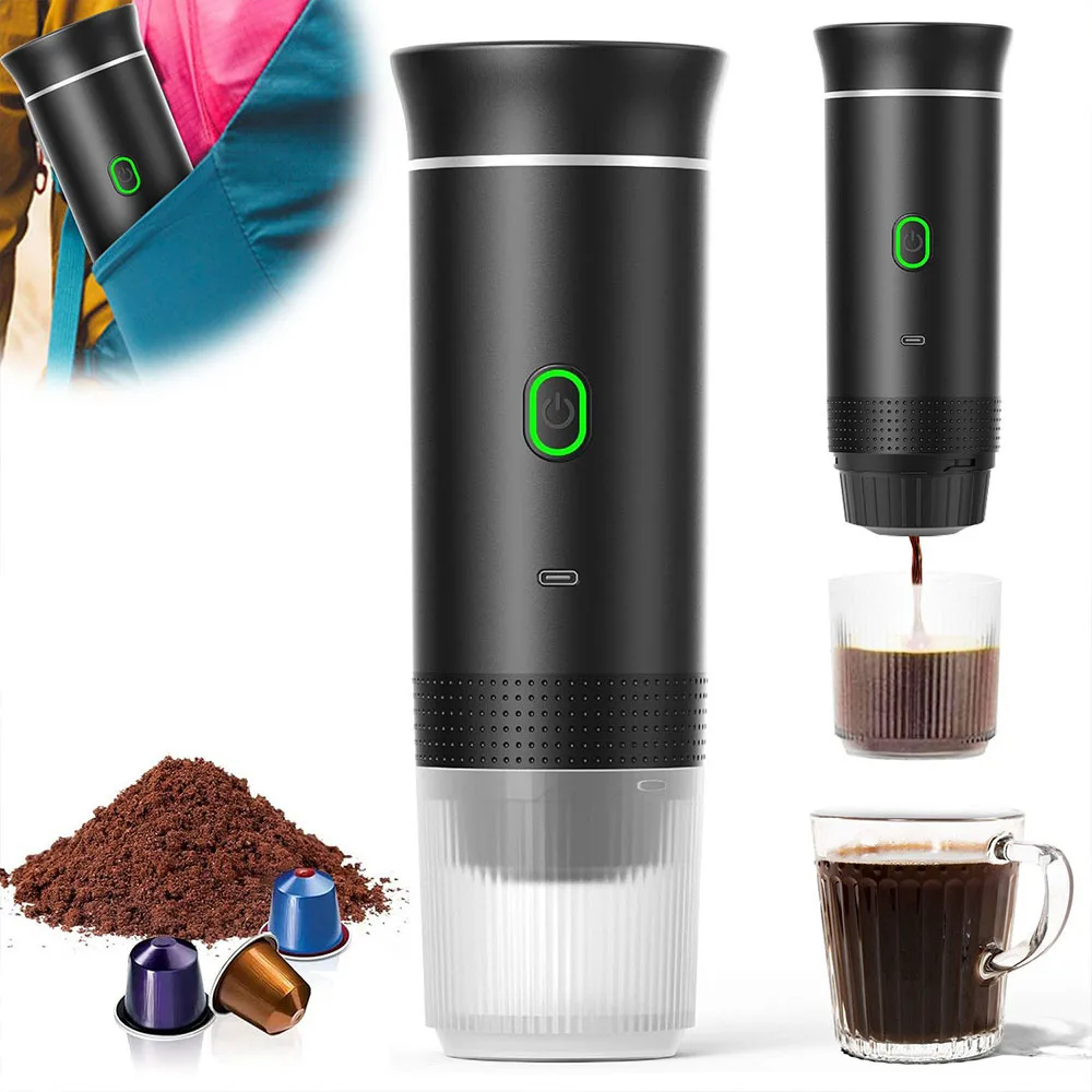 Portable Espresso Coffee Machine Wireless 3 In 1 Coffee Maker For ...