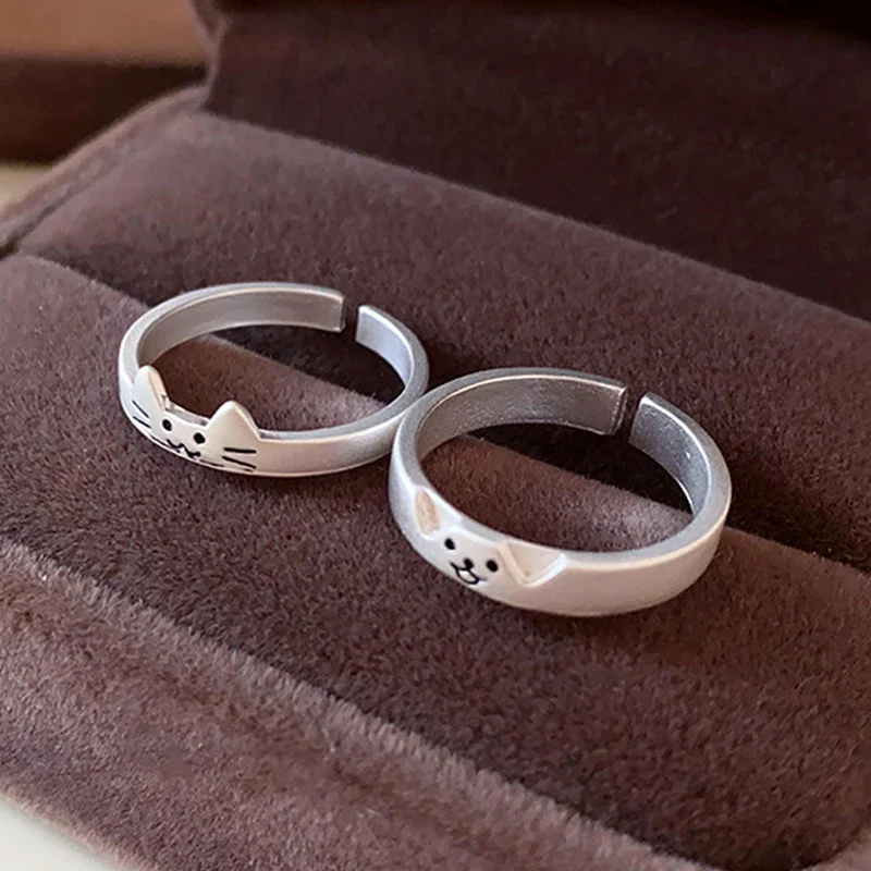 Ajust-vel-Cartoon-Animal-Finger-Rings-para-Casais-C-o-Gato-Bonito ...