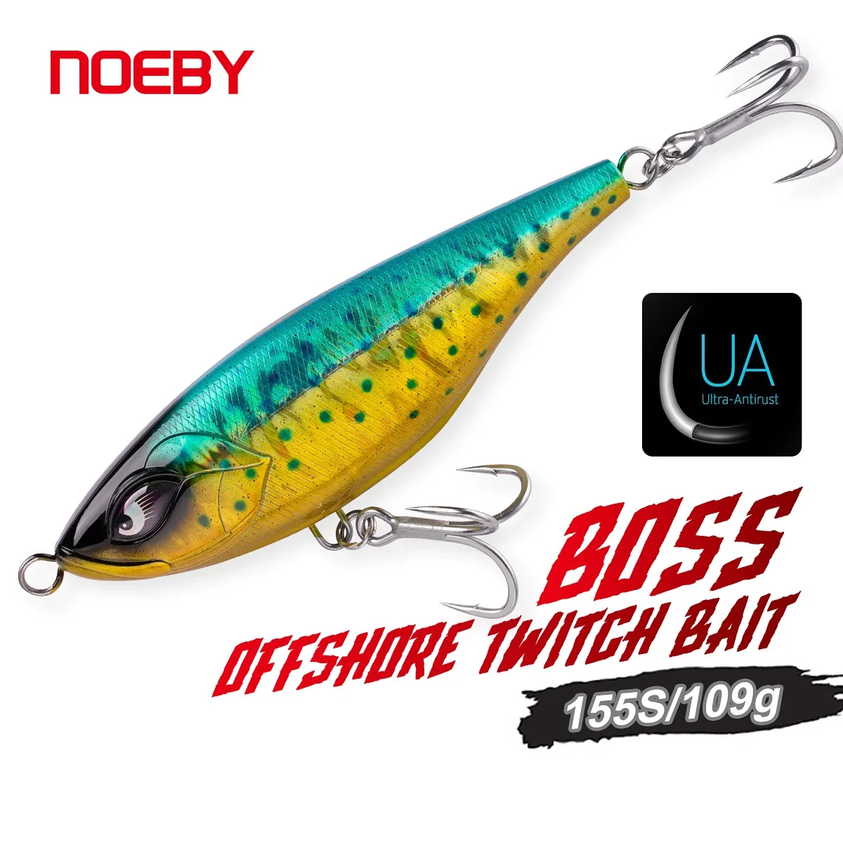 Noeby-Offshore-Twitch-Bait-Fishing-Lure-155mm-109g-Sinking-Jerkbaits ...