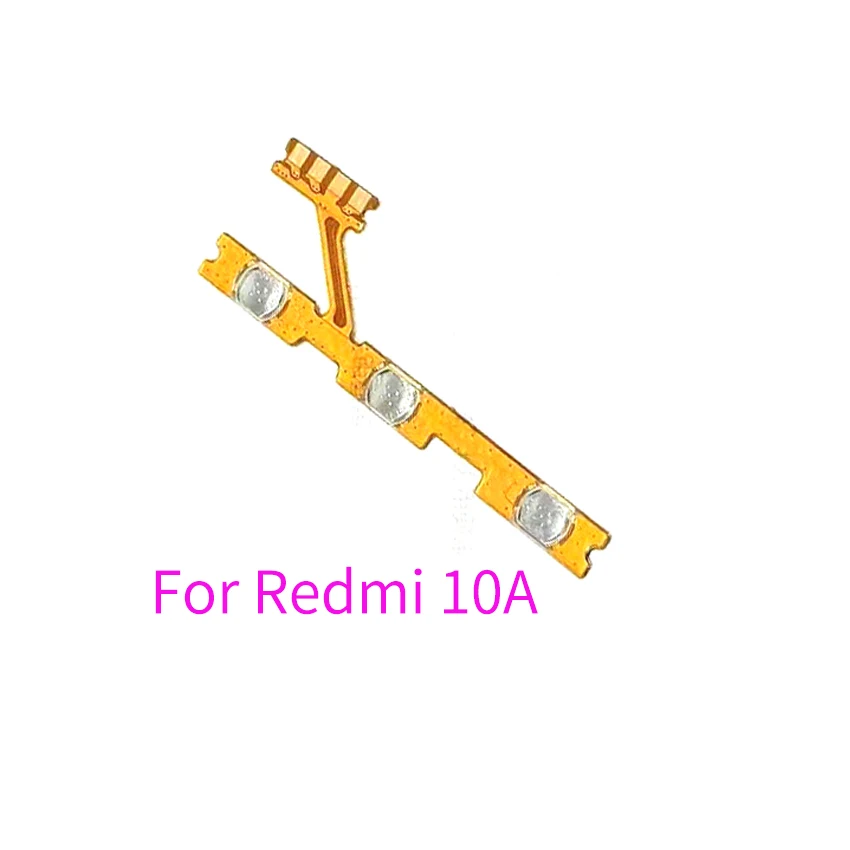 10 Uds. Para Xiaomi Redmi 10A 10C Swith Power On Off volumen botón ...