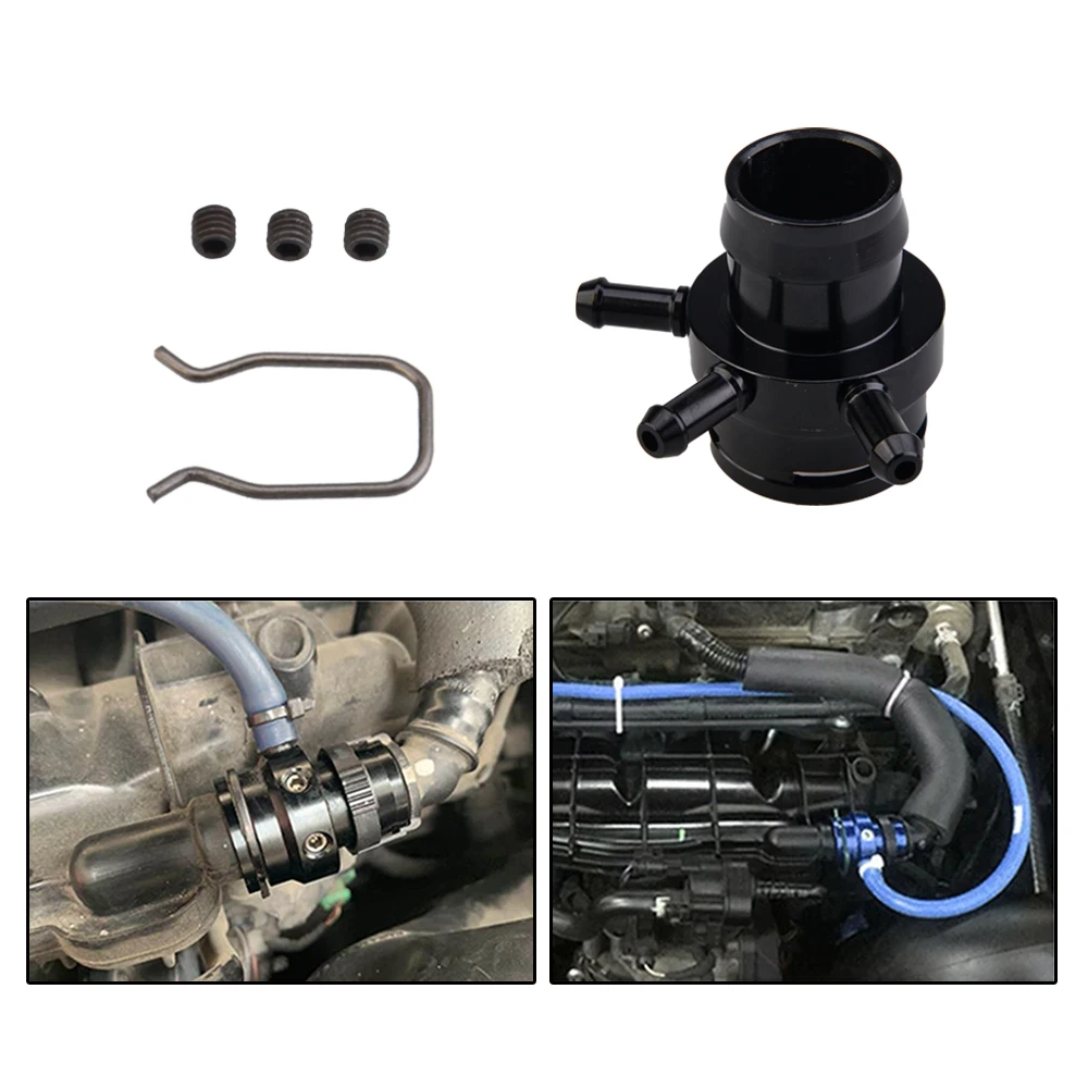 Turbo Boost Tap Adapter Oil Catch Tank Exhaust Plug For Vw Audi 2.0t ...