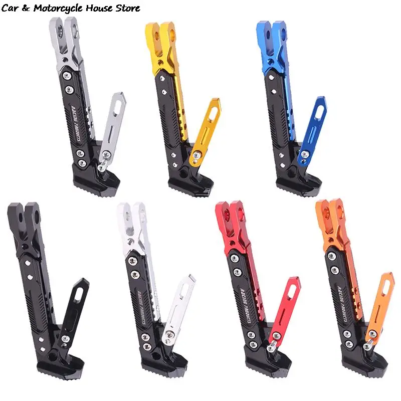 Motorcycle Kickstand Kick Bracket Foot Side Stand Supportor Parking ...