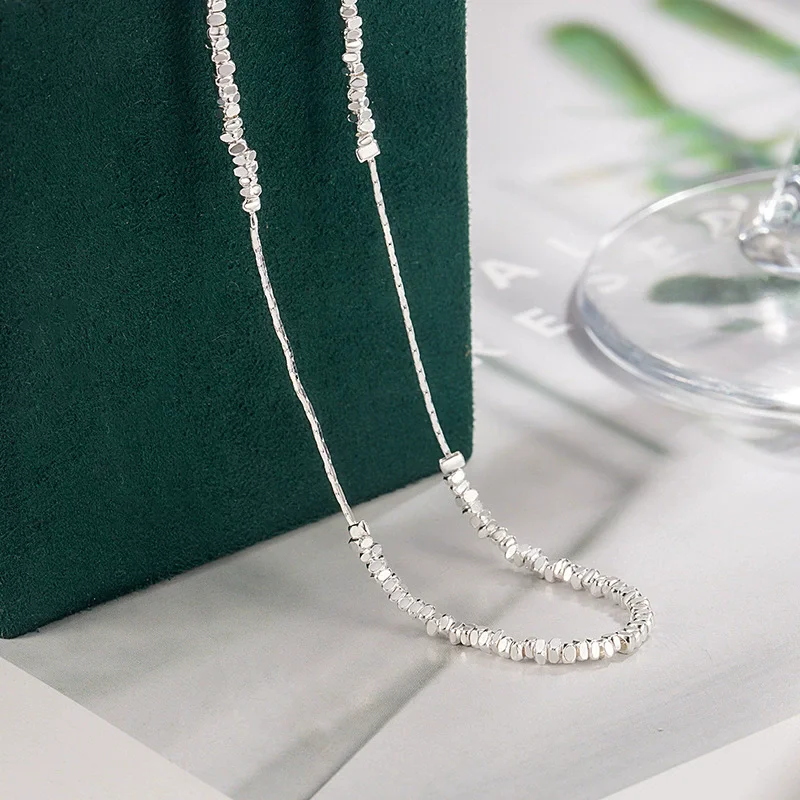 2025 New 925 Sterling Silver Sparking Versatile Daily Wear Necklace for ...