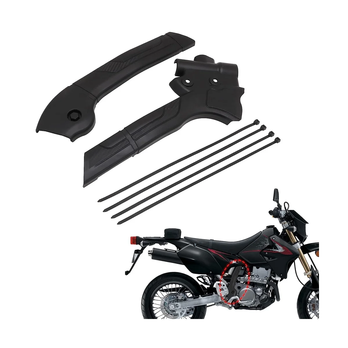 Motorcycle-Frame-Guard-Cover-Protector-for-Suzuki-DRZ400-DRZ400S ...