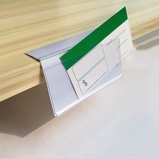 Plastic PVC Shelf Data Strips Merchandise Price Talkers Sign Display ...