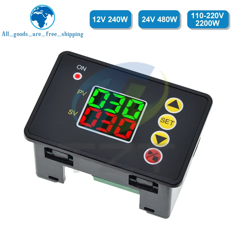 TZT-0-999s-min-hour-DC-12V-24V-AC-110V-220V-Digital-Time-Delay-Switch ...