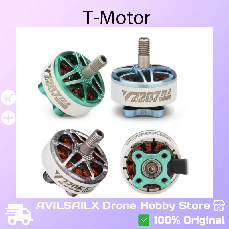 T-Motor Velox V2.0 2207/2306 FPV Motor: 1750KV/1950KV/2550KV /V2306 ...