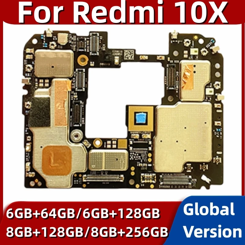 5G-Motherboard-MB-For-Xiaomi-Redmi-10X-Redmi-Note-9-Mainboard-64GB ...