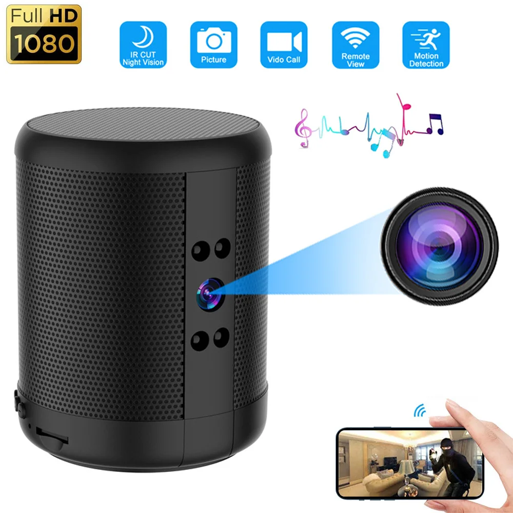 HD-1080P-Bluetooth-Speakers-Camera-Two-Way-Audio-Wireless-IP-Camera ...