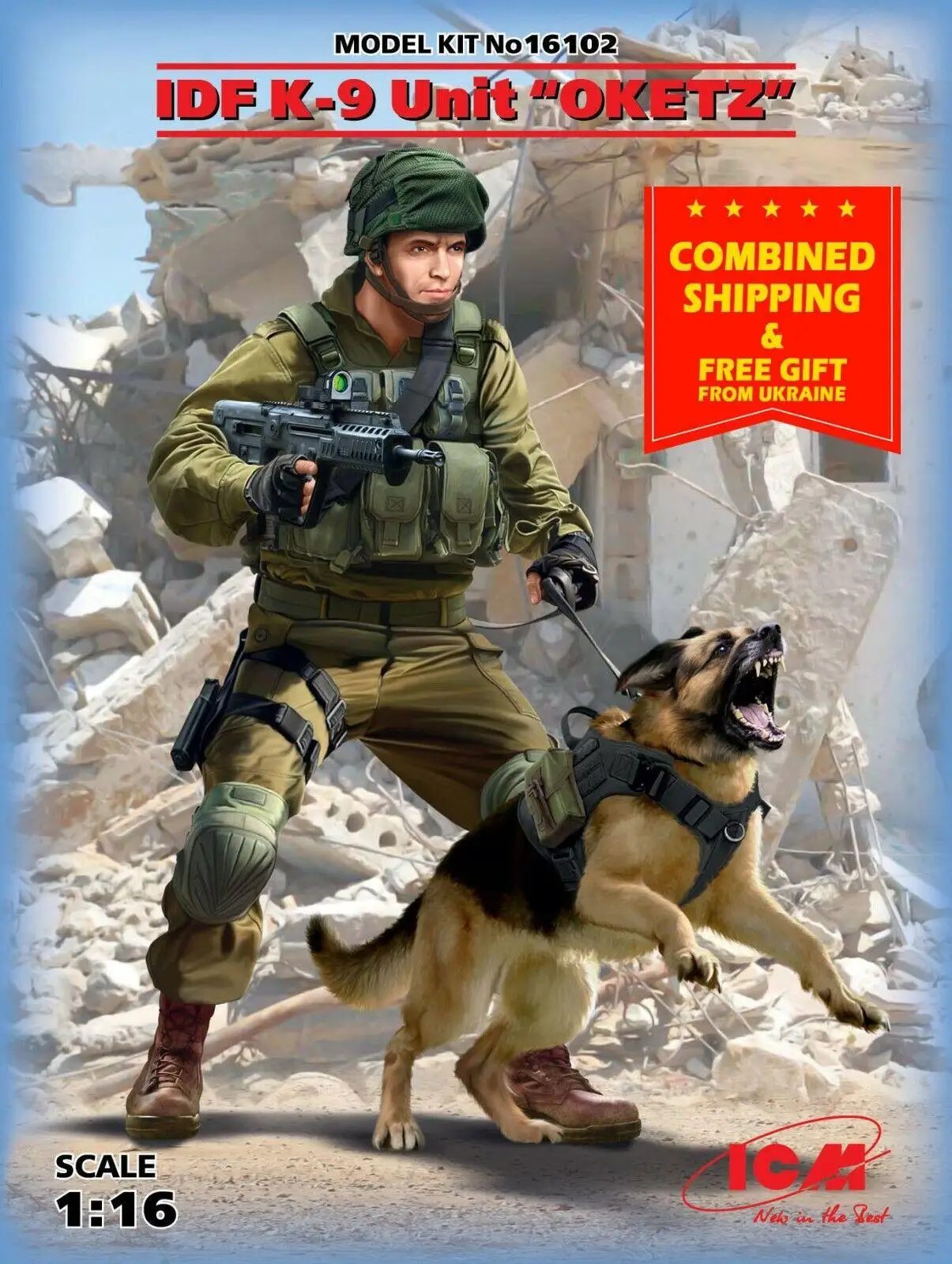 ICM16102-ICM-1-16-IDF-K-9-Unitz-OKETZ-with-dog-Special-forces-of-Israel.jpg