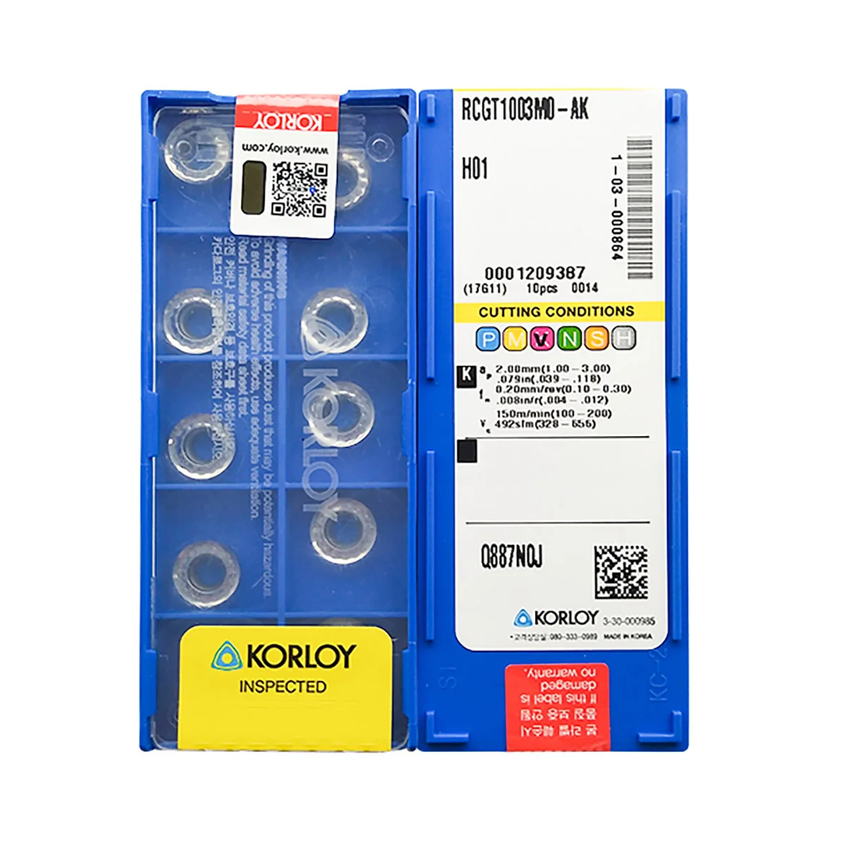 KORLOY-100-Original-RCGT-RCGT0602MO-RCGT0803MO-RCGT1003MO-RCGT1204MO-AK-H01-insertos-de-torneado ...