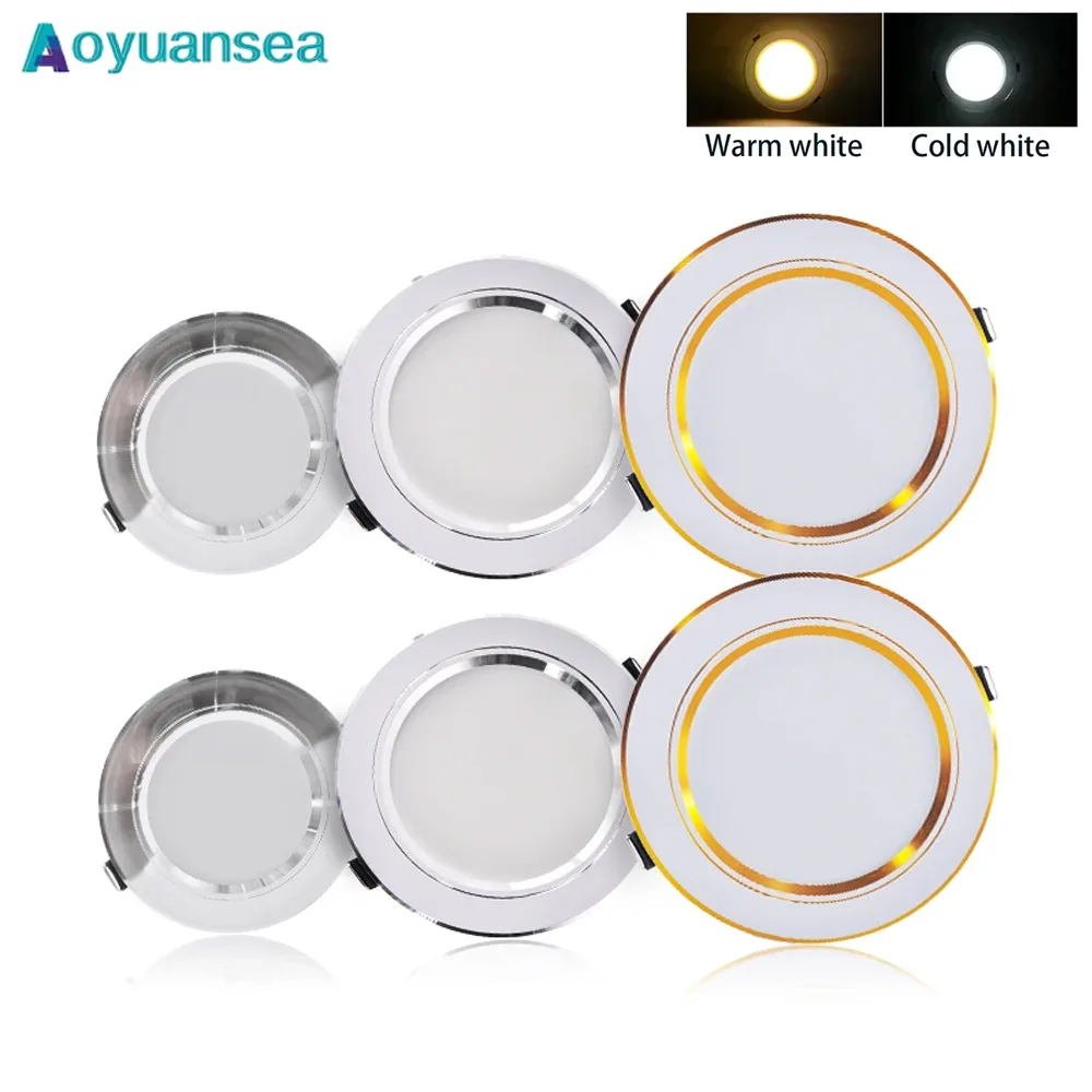 Aoyuansea-High-Brightness-Round-Recessed-Ceiling-LED-Spot-220V-5-9-12 ...