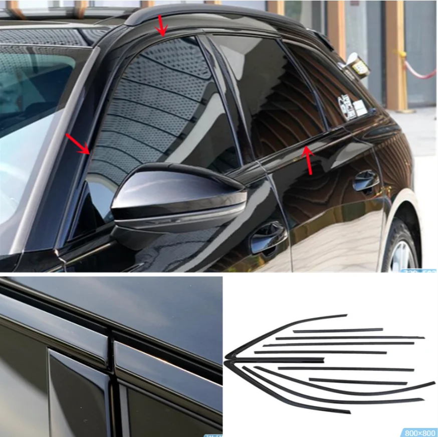 For-AUDI-A6-C8-Avant-allroad-2019-20-2021-2022-upgrade-Black-Car-Window ...