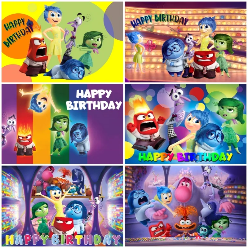 Disney Inside Out Background Children's Birthday Party Baby Shower ...