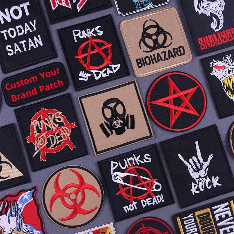 Iron Patch Clothing Embroidered | Embroidered Patches Clothes | Iron ...