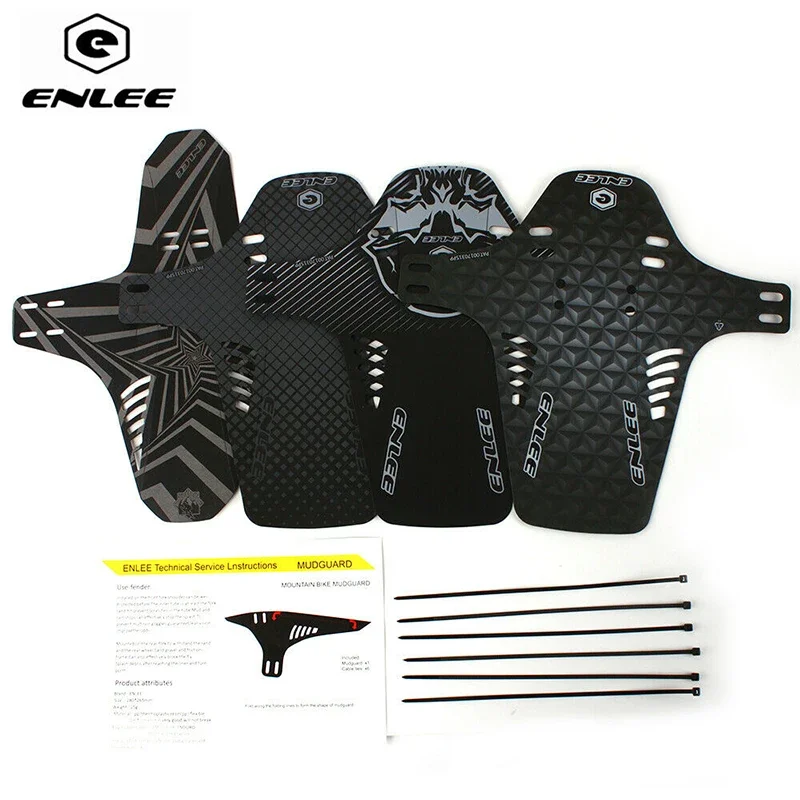 ENLEE-mountain-Bike-Wings-Mud-Guard-Bicycle-Reflective-Fenders-Plastic ...