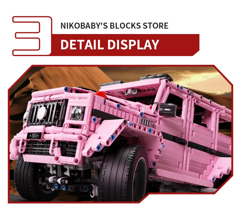 Briques de Construction Technic Similaires à la LEGO Technic Jeep ...