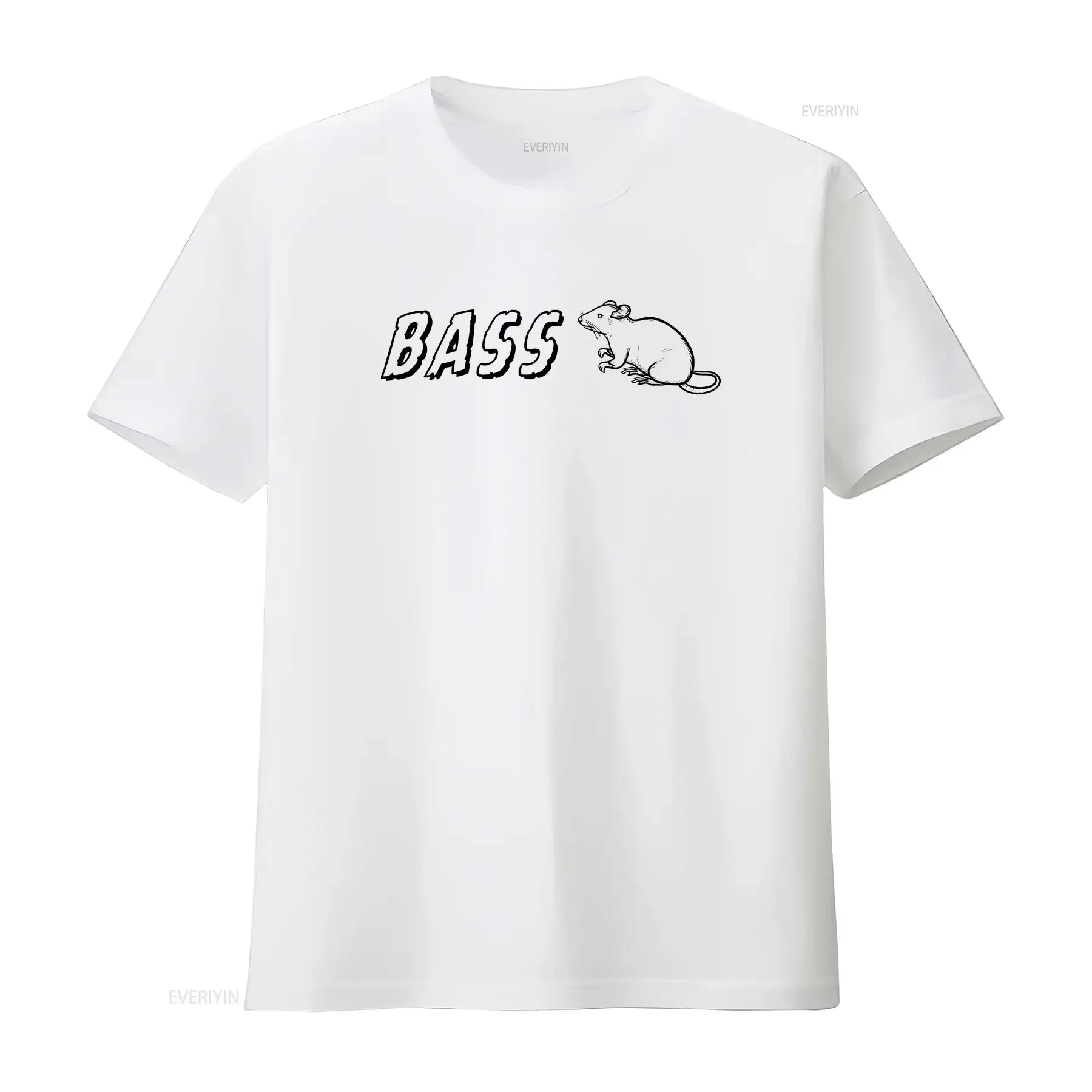 Bass RaT T Shirt Funny EDM Animal For Ravers Quirky Cartoon Rodent ...