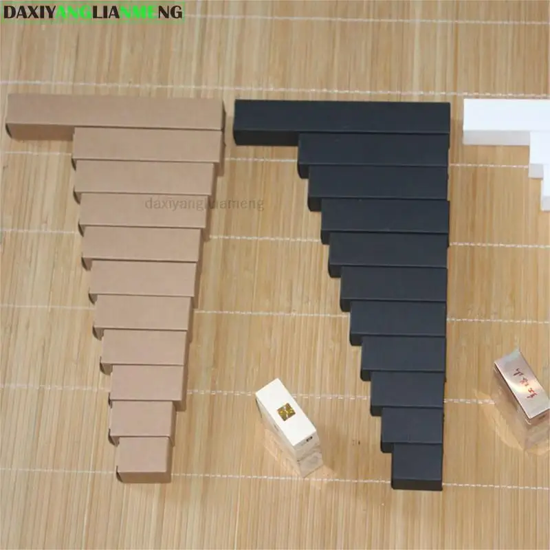 50pcs-lot-2x2-2-5-3x3-7x7cm-H13-White-Black-Kraft-Paper-Box-For-Bottle ...