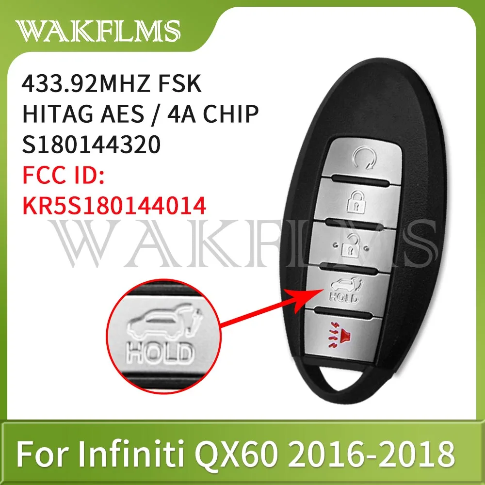 S180144320 For INFINITI QX60 2016 2017 2018 Passive Keyless Entry Go ...