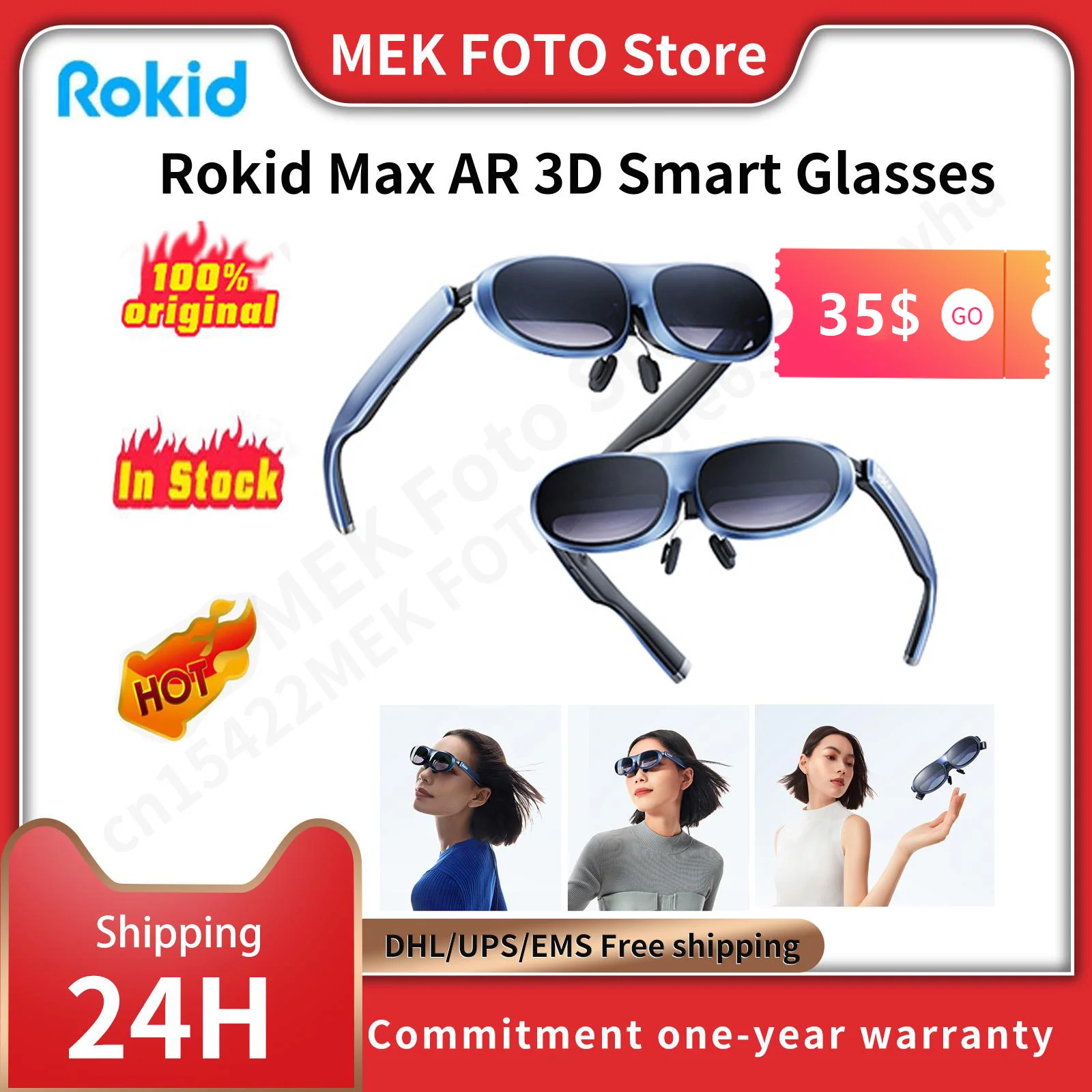 Rokid-Max-AR-3D-Smart-Glasses-Micro-OLED-215-Max-screen-50-FoV-Viewing ...