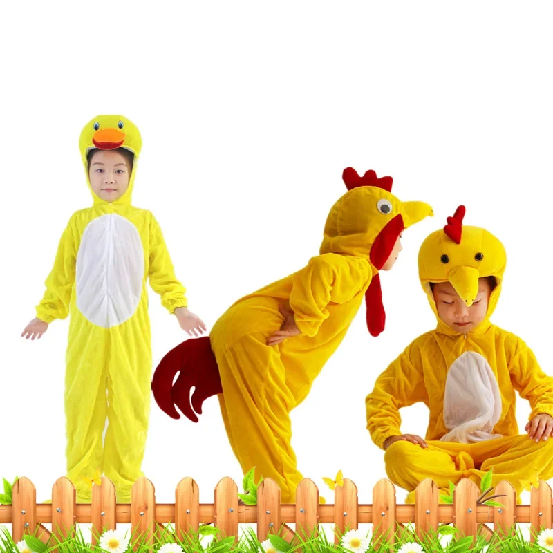 Disfraz-de-gallina-gallo-pato-pollito-accesorios-de-Cosplay-ropa-de ...